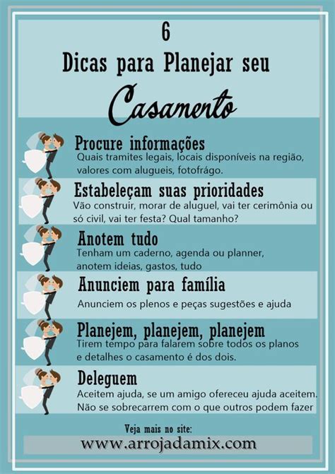 Dicas Práticas Para Planejar o Seu Casamento Planejamento de