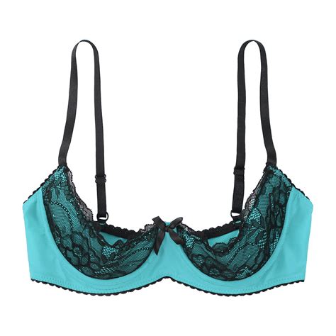 UK Women S Lace Underwire Balconette Bras Push Up Shelf Bra Lingerie