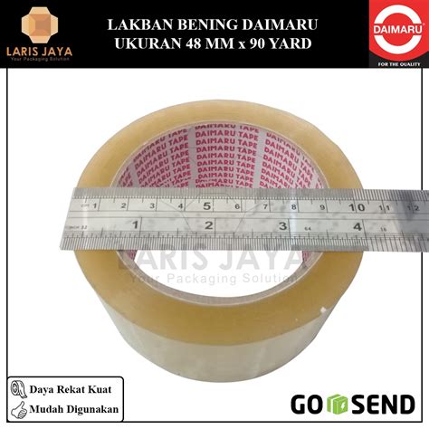 Jual Lakban Opp Tape Isolasi Selotip Daimaru Bening 2 Inch 48