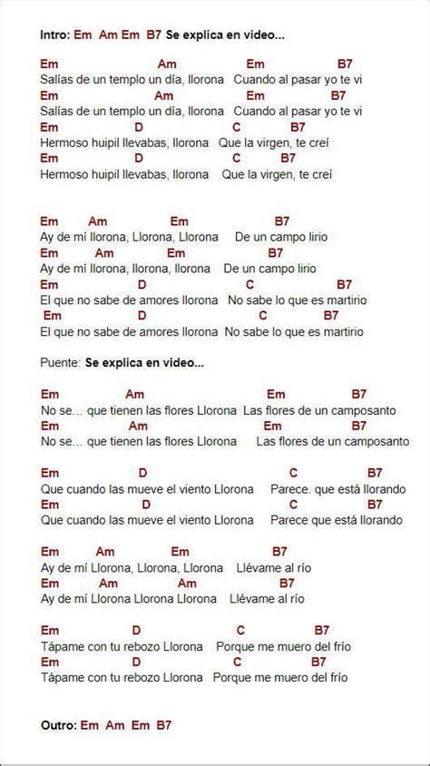 Como Tocar La Llorona En Guitarra Solista Fingerstyle Canciones De