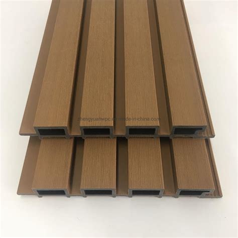 WPC Fluted Wall Cladding Shutters Interior Louver Decoration Wall Panel