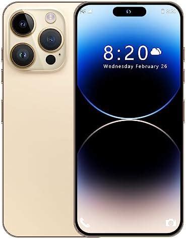 Huness I14 Pro MAX Smartphone débloqué batterie 6800 mAh écran HD de