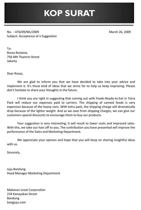 Bahasa Inggris Contoh Surat Offer Letter 16 Contoh Surat Penawaran