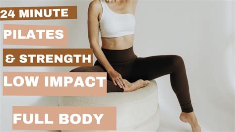 24 Minute Full Body Low Impact Pilates Strength Workout YouTube