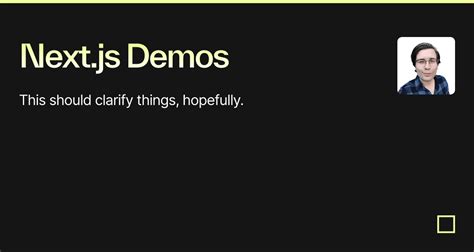 Next Js Demos Codesandbox