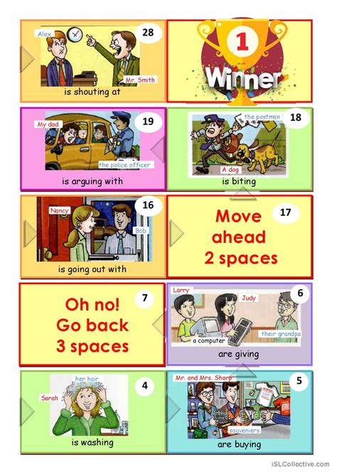 PERSONAL PRONOUNS BOARD GAME Boar English ESL Worksheets Pdf Doc