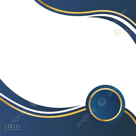 Borde De Onda Azul Y Dorado PNG Dibujos Bordes Azules Y Dorados Borde