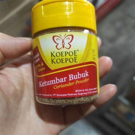 Jual Ketumbar Bubuk Koepoe Koepoe 25 Gram Shopee Indonesia