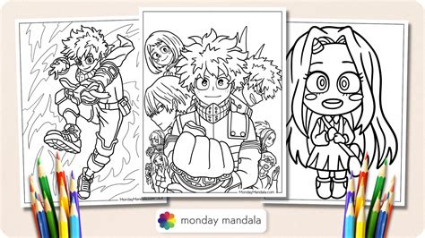 20 My Hero Academia Coloring Pages Free PDF Printables
