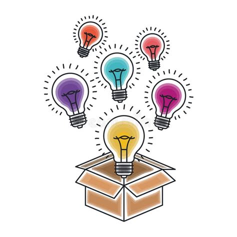Isolated Big Idea Draw Design Stock Vector Illustration Of Innovative