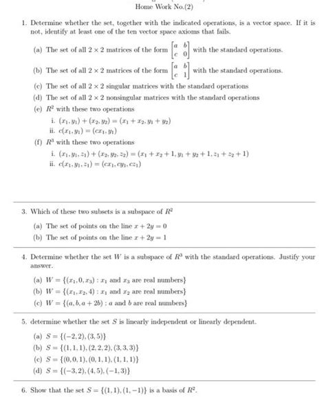 solved 1 determine whether the set together with the