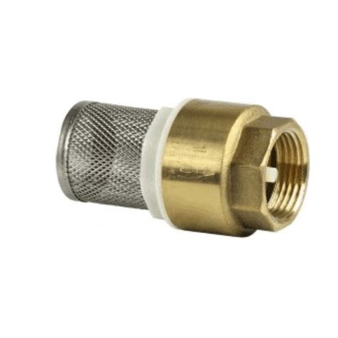 Crépine INOX 3 4 avec Clapet Anti R Laiton
