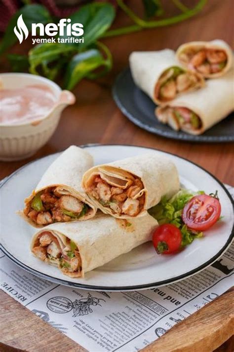 Evde Tavuk Dürüm Nefis Yemek Tarifleri