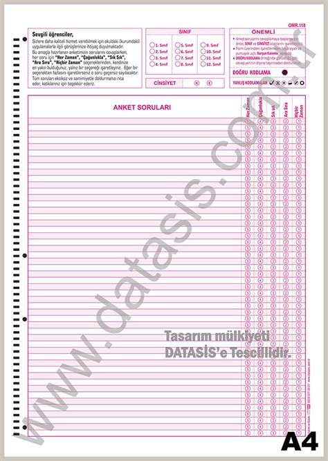 Öğretmen Değerlendirme Anketi
