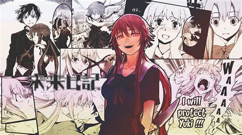 HD Wallpaper Mirai Nikki Anime Girls Gasai Yuno Manga Wallpaper Flare
