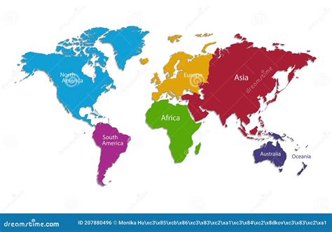 Décrypter 59 imagen carte du monde avec les continents fr