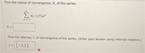 Solved Find The Radius Of Convergence R Of The Series Chegg