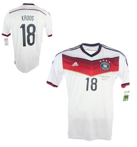 Adidas Deutschland Trikot 18 Toni Kroos WM 2014 DFB Neu Heim Herren S M