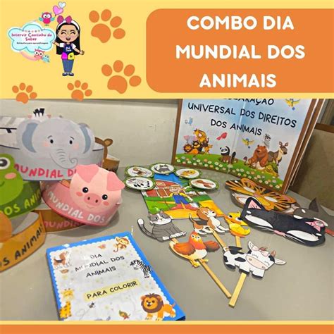 Dia Mundial Dos Animais Atividades E Painel