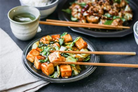 Sichuan Bok Choy Tofu Stir Fry Recipe The Wanderlust Kitchen