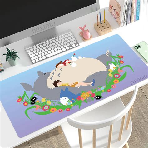 Kawaii śliczne Totoro podkładka pod mysz Anime Gaming XL niestandardowe