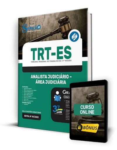 Apostila Trt Es Analista Judici Rio Judici Ria