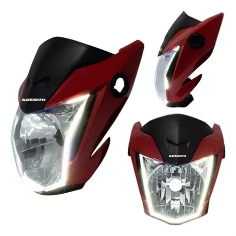 Frente Farol Drl Luz Led Cg Titan 160 2022 2023 2024 Start Frete grátis