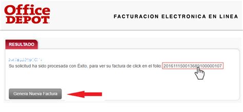 Office Depot Facturacion Electrónica Facturar en Línea
