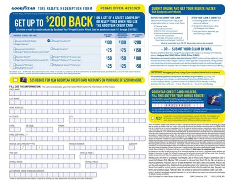 Check Your Goodyear Tire Rebate Card Balance Comprehensive Guide