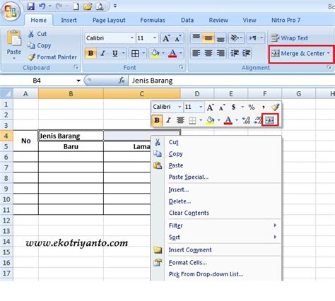 Pengertian Dan Perbedaan Antara Column Row Cell Dan Range Pada Excel
