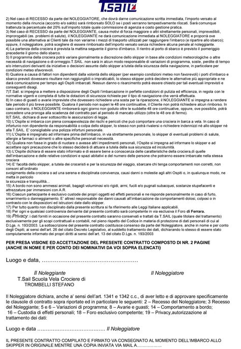 Contratto Di Noleggio 2 TSAIL
