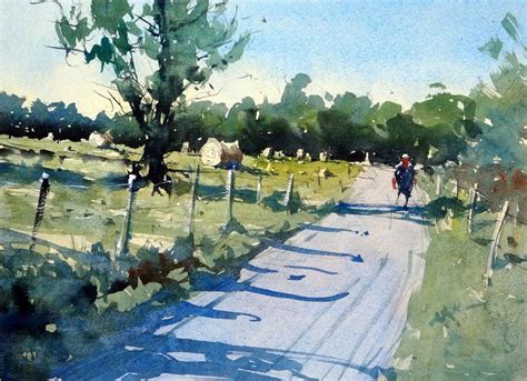 Guest Artist How To Paint A Simple Rural Scene In Watercolour By Tim