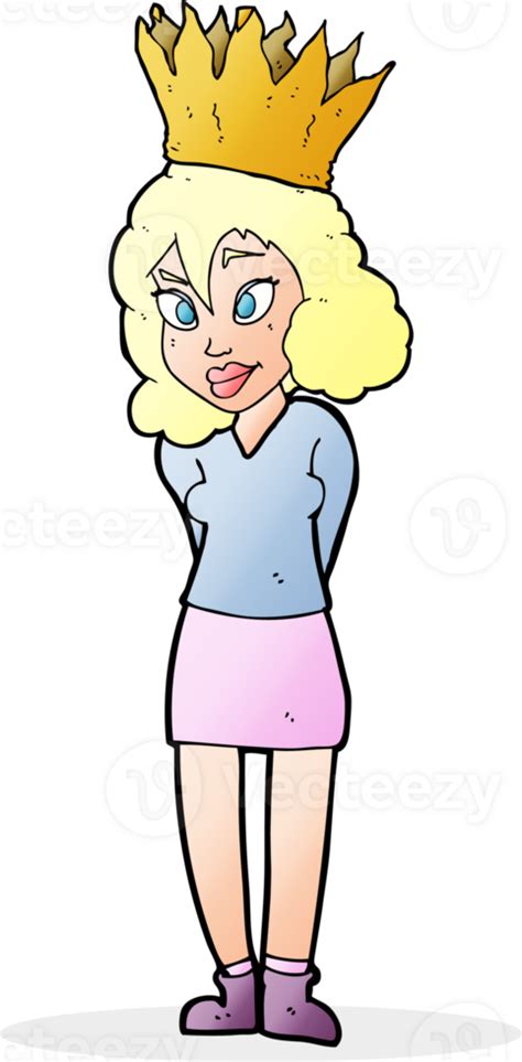 Persona De Dibujos Animados Con Corona 45304433 PNG