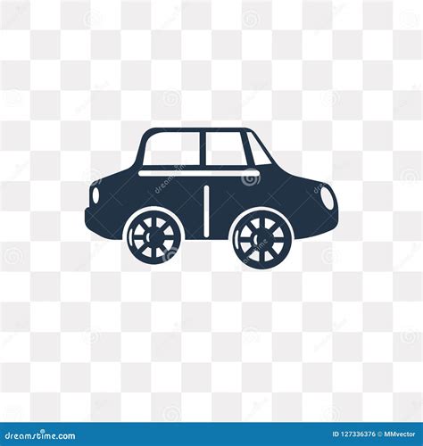 Icono Del Vector Del Coche Aislado En El Fondo Transparente Transpa