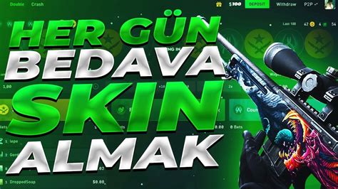 HERGÜN BEDAVA SKIN KAZAN CS GO DEPOSİTSİZ BÜTÜN SİTELER 2023 YouTube