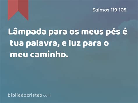 Salmos 119 105 Versículos