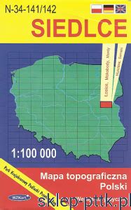 MAPY TOPOGRAFICZNE POLSKI WZKART 1 100 000 SKŁADNICA TURYSTYCZNA PTTK