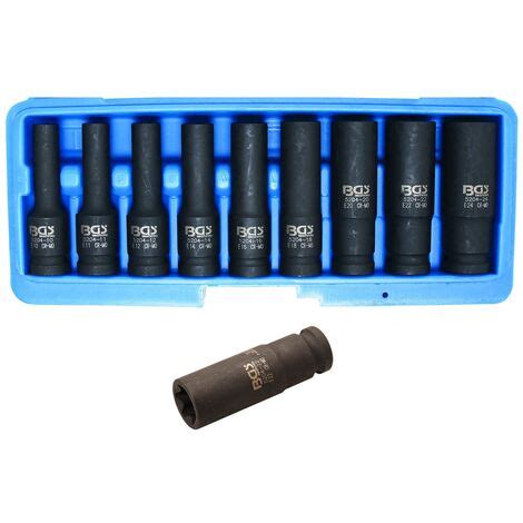 Douilles Torx Femelles A Choc Longues Bgs 1 2 Coffret De 9 Douilles