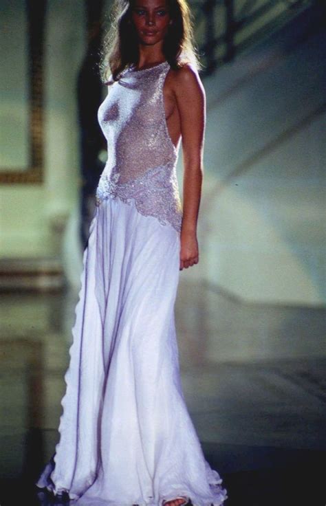 Christy Turlington Atelier Versace Runway 1994 Christy Turlington