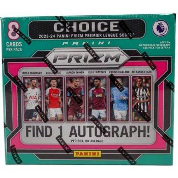 Panini 2023 2024 Prizm Choice Premier League Soccer Hobby Box Od 4 323