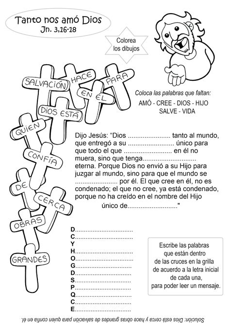 Actividades De Dios Es Amor