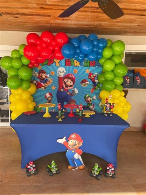 Ideas De Decoraci N Para Fiesta De Cumplea Os De Super Mario Bros