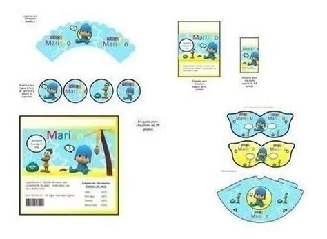 Comprar Kit Imprimible Fiesta De Pocoyo