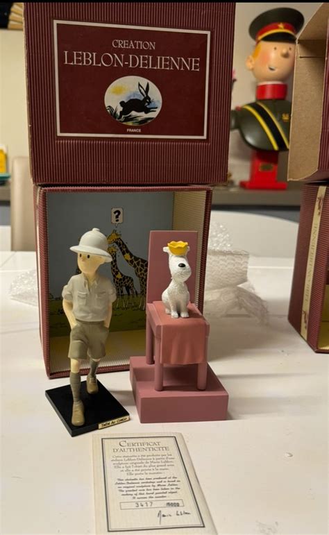 Leblon Delienne Tintin Statuettes Leblon Delienne 56 560 Tintin