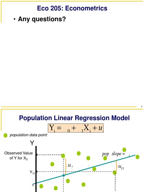any questions eco 205 econometrics pdf errors and residuals ordinary least squares