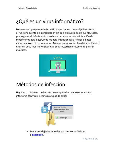 Virus y antivirus clasificación y tipos Qué es un virus informático