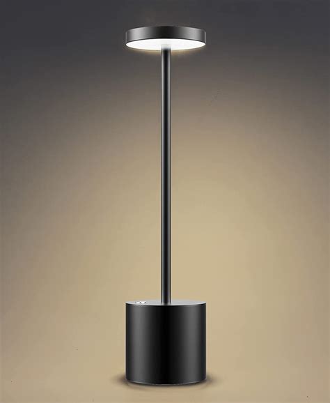 YIBEN Cordless Table Lamp Rechargeable LED Battery 6000mAh Metal USB