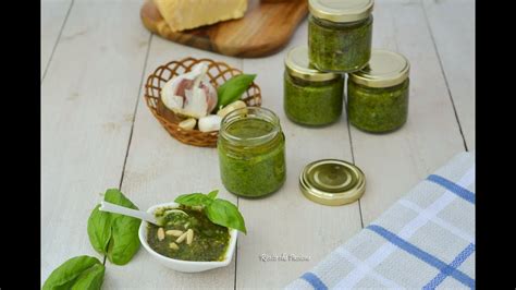 Pesto Di Basilico Fatto In Casa Ricette Che Passione Youtube
