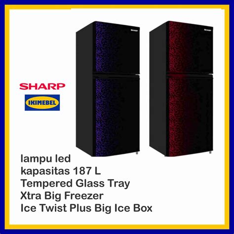 Jual Kulkas SHARP 2 PINTU SJ 236MG GB Lemari Es SHARP 2 PINTU SJ