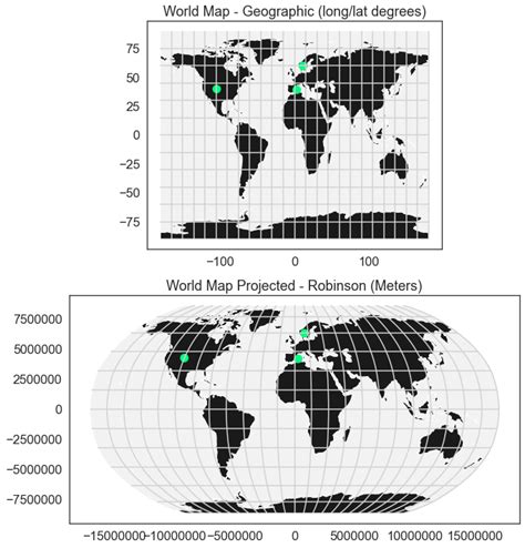 GIS In Python Intro To Coordinate Reference Systems In Python Earth